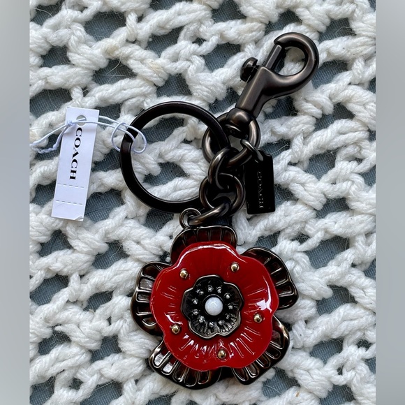 Coach | Accessories | Coach Tea Rose Charm | Poshmark